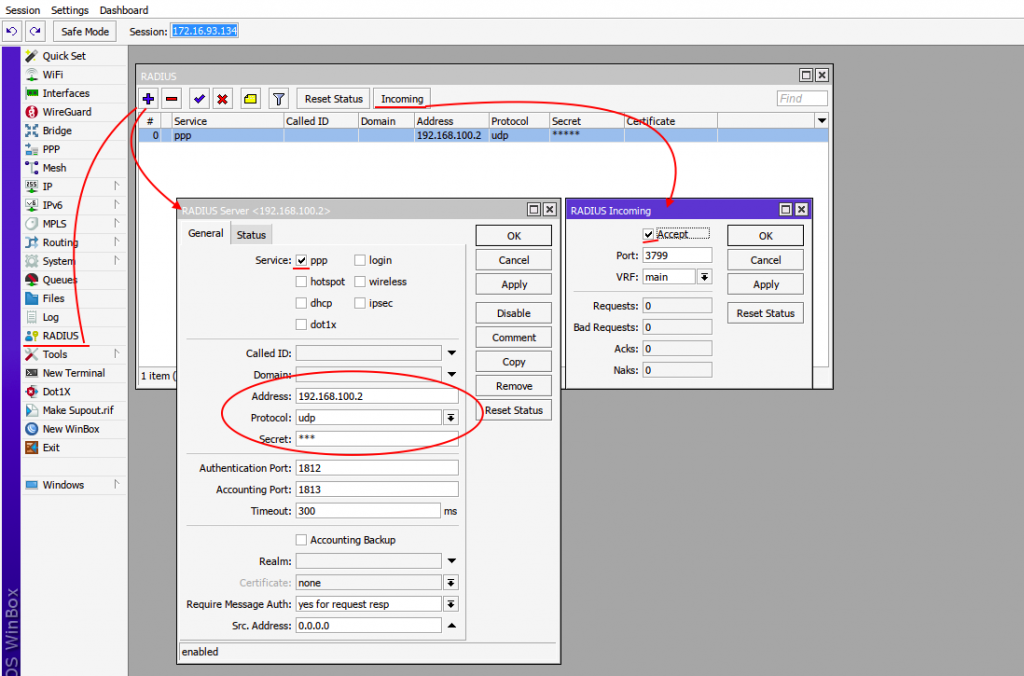 Configuration Radius Server Userman Mikrotik RouterOS v7 - Sharing Ilmu