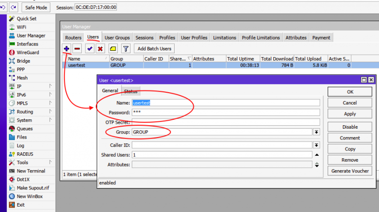 Configuration Radius Server Userman Mikrotik RouterOS v7 - Sharing Ilmu