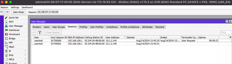 Configuration Radius Server Userman Mikrotik RouterOS v7 - Sharing Ilmu