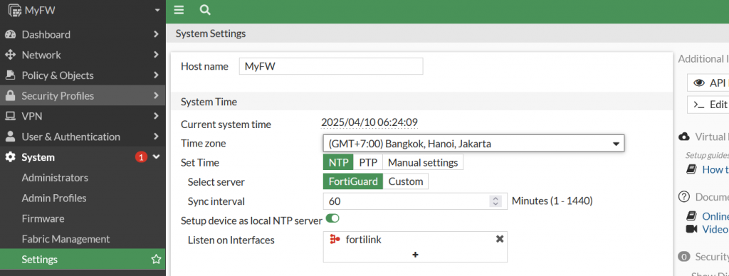 How to Configure System Time and NTP on FortiGate Firewall - Sharing Ilmu